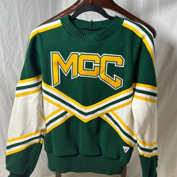 Sweaters | Vintage Mcc 198s Varsity Spirit Fashions Cheer Sweater Sz 42 ...